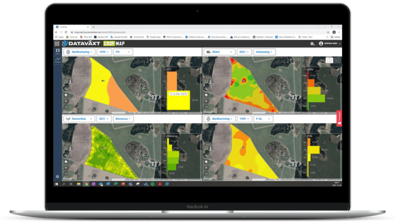 CropMAP - Dataväxt